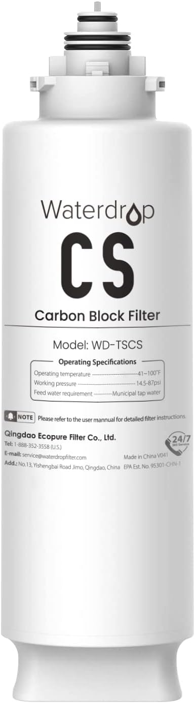 Waterdrop TSCS Under Sink Water Filter, Replacement for Waterdrop TSC 3 ...